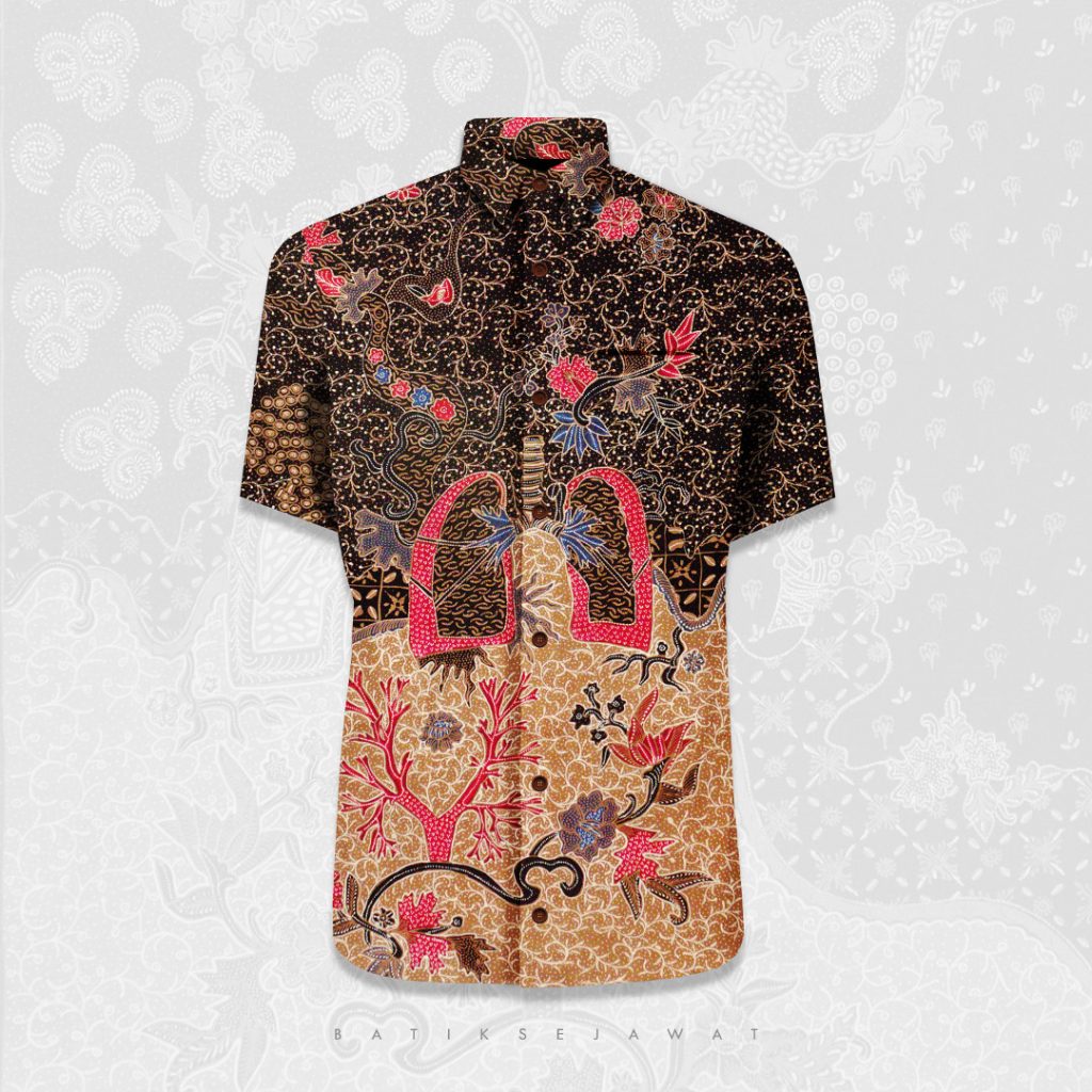 Batik Simbut Uteri — Biru Mendung – Batik Sejawat