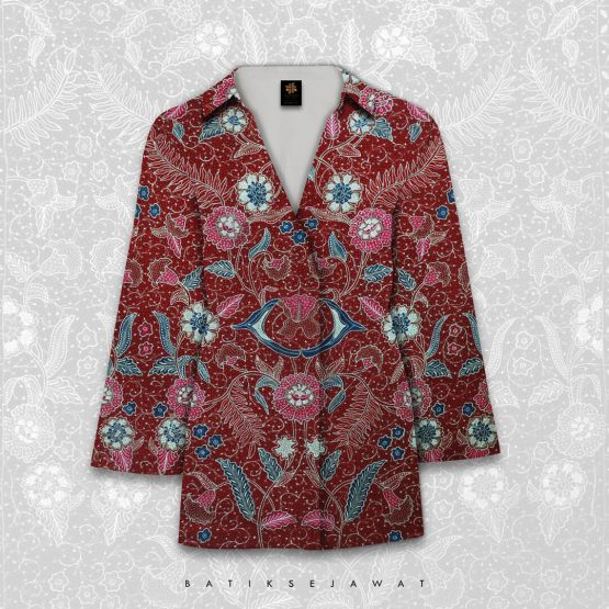 Batik Simbut Uteri — Biru Mendung II – Batik Sejawat