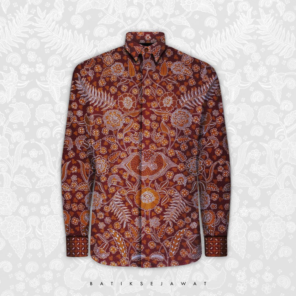 Batik Myelum Kembang Mulyo — Coklat Jati – Batik Sejawat