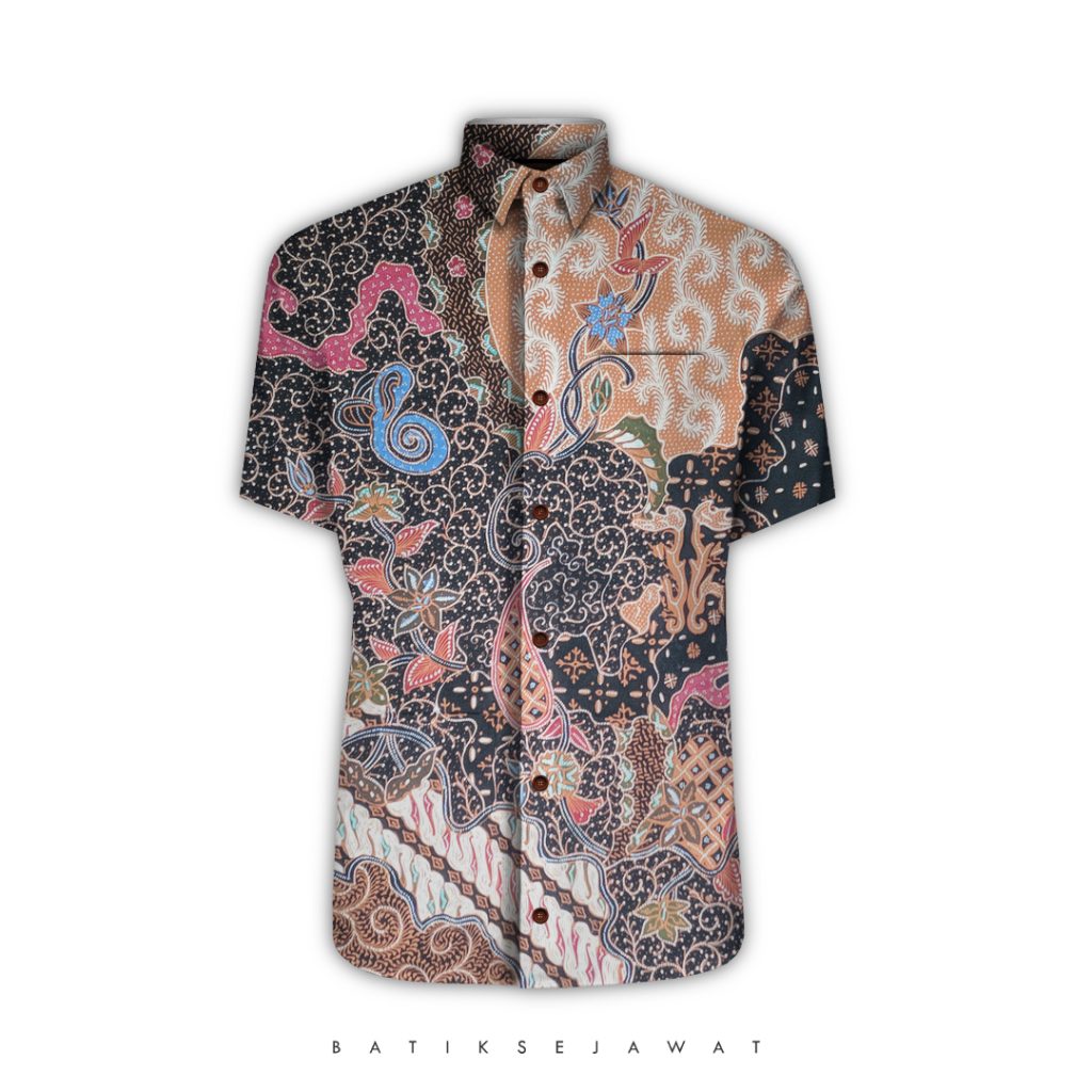 Batik THT Anggrek Bulan – Sogan Abang – Batik Sejawat